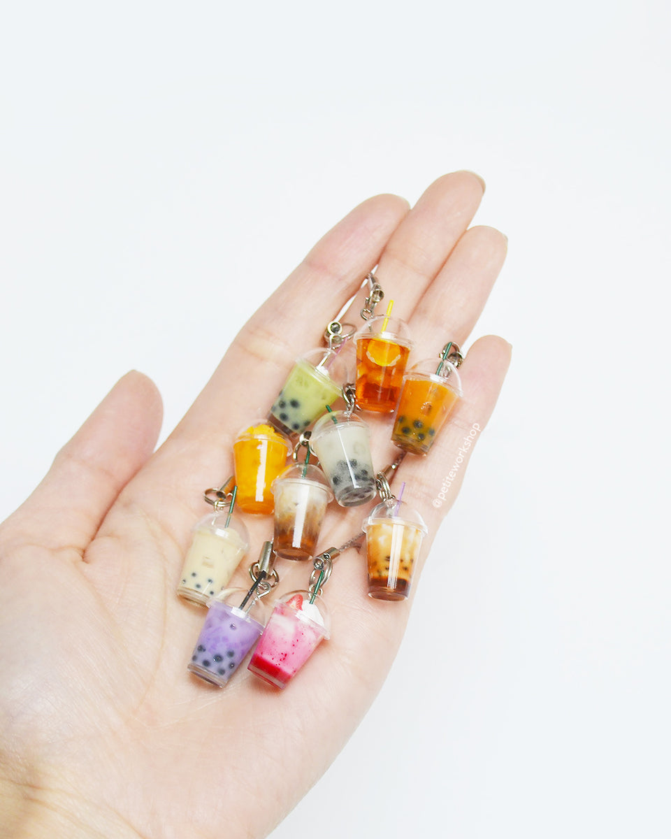 Mini Boba Bubble Tea Keychains – Petite Workshop