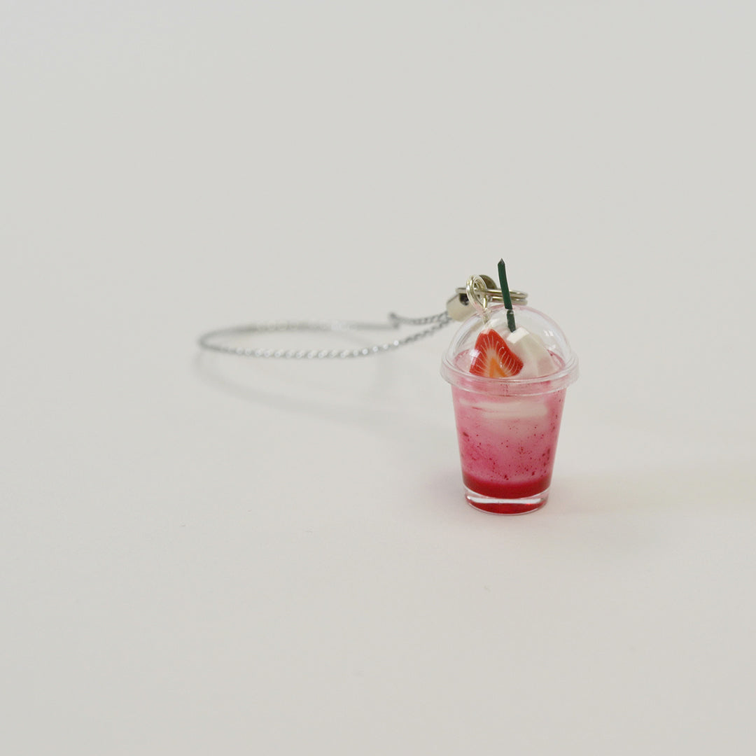 Strawberry Shake Keychain – Petite Workshop