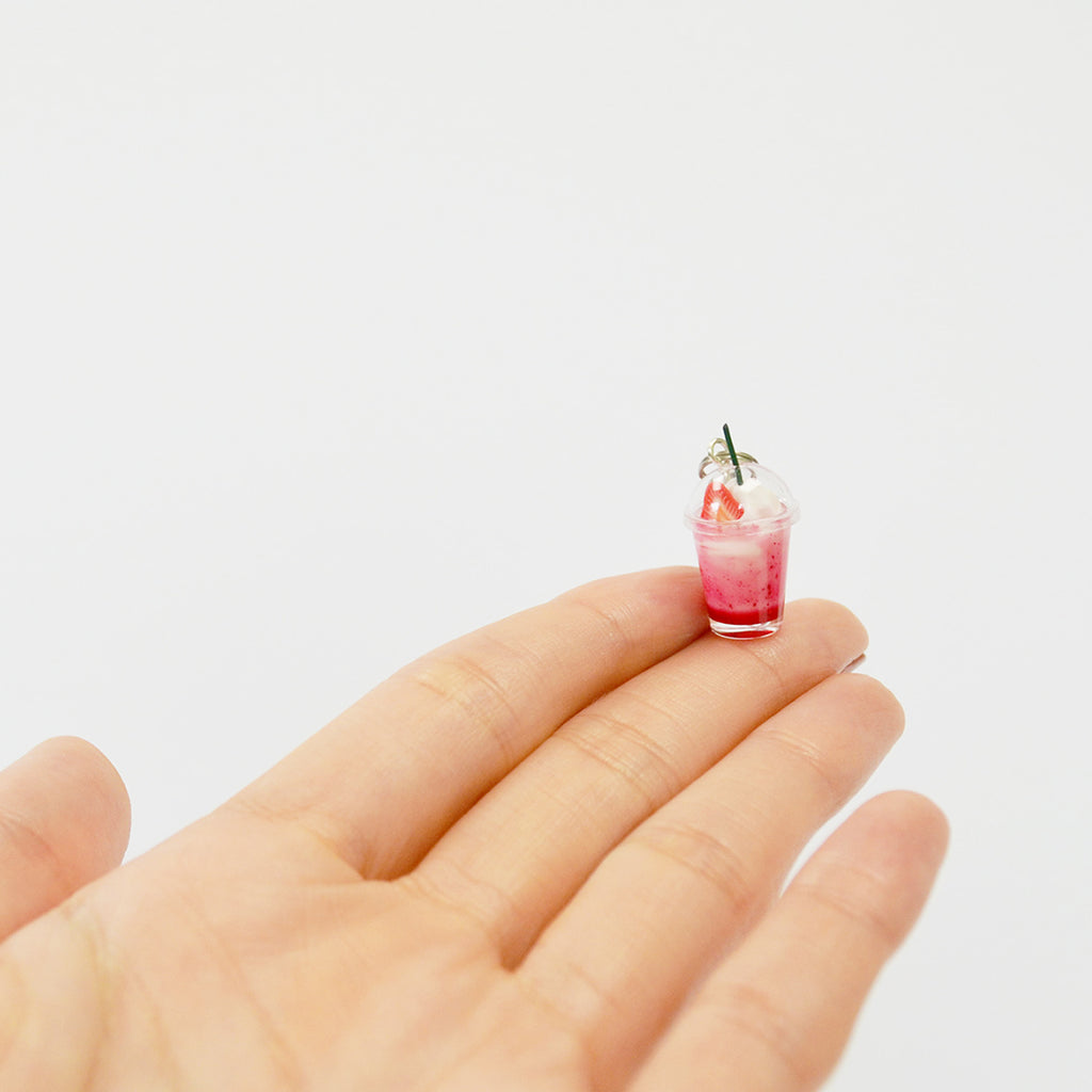 Strawberry Shake Keychain – Petite Workshop