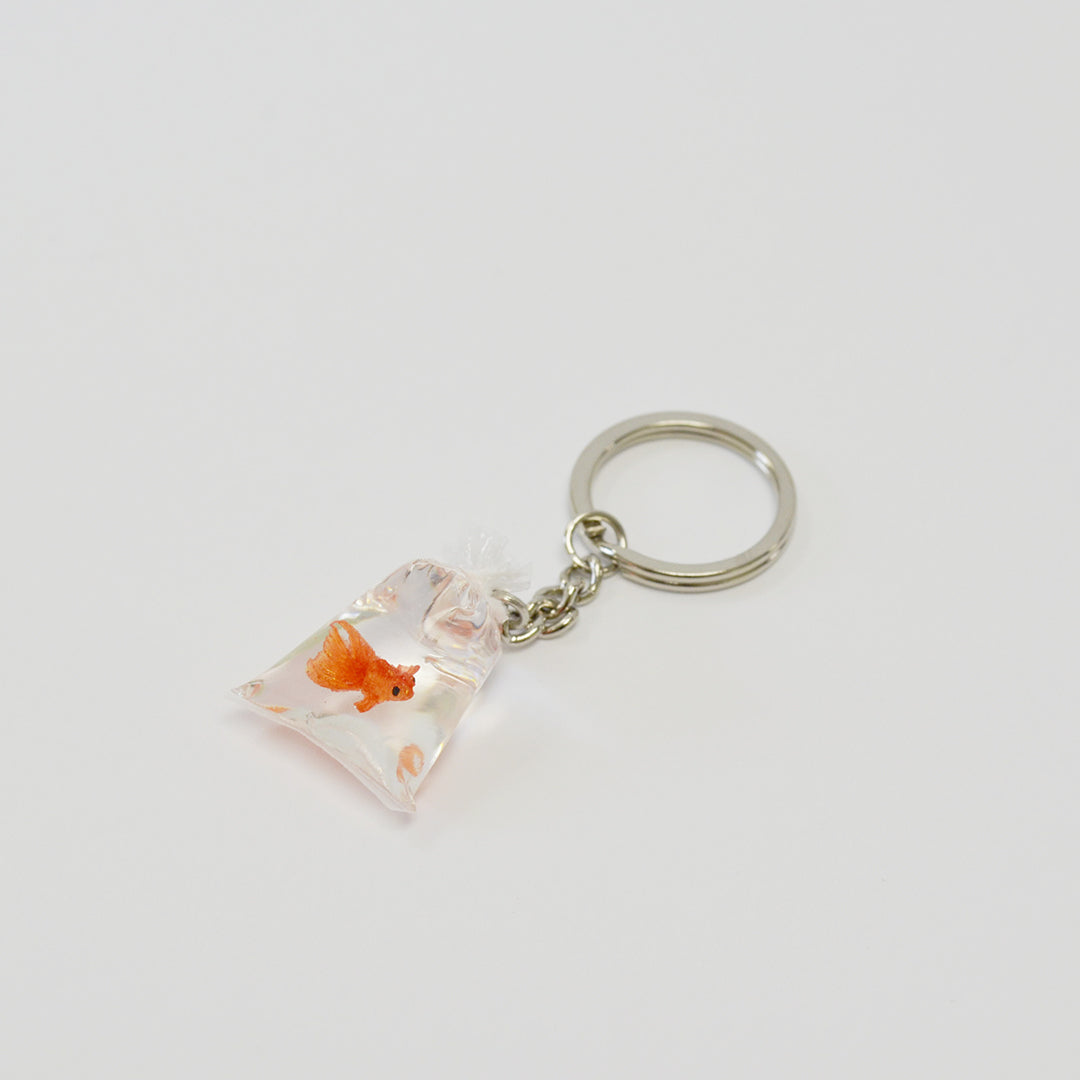 Orange Goldfish in Bag Keychain – Petite Workshop